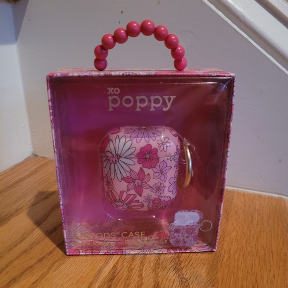 Poppy | Accessories | New Xo Poppy Floral Airpods Case Pink Purple Blue ...
